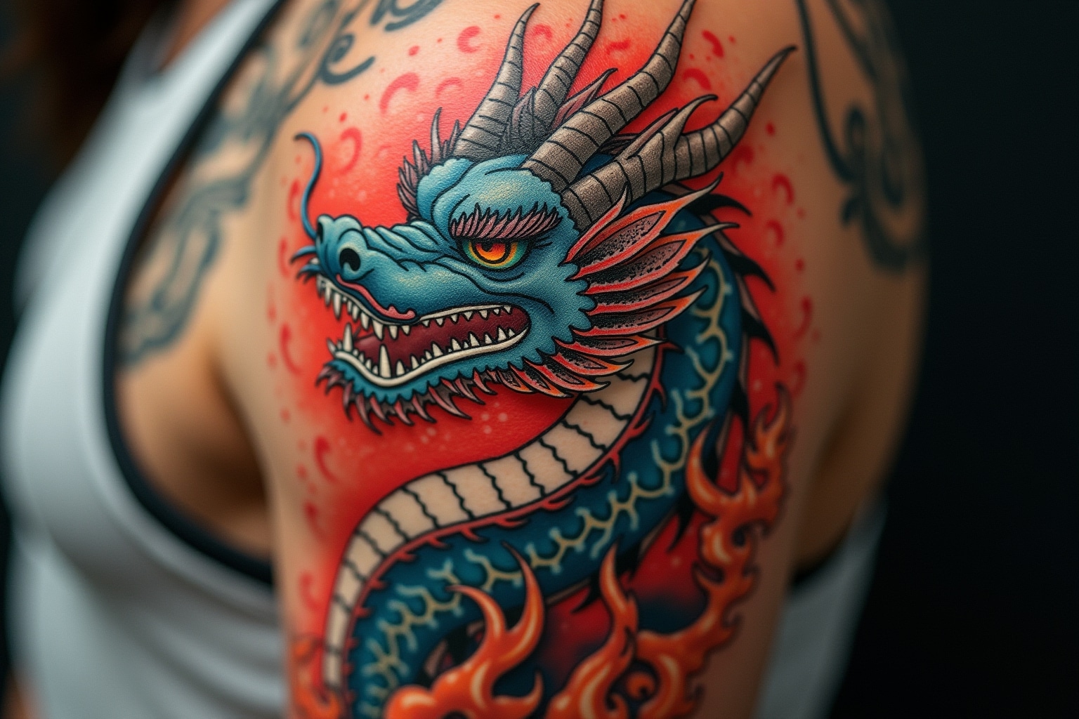 Schne Bedeutung Drachen Tattoo Fotos